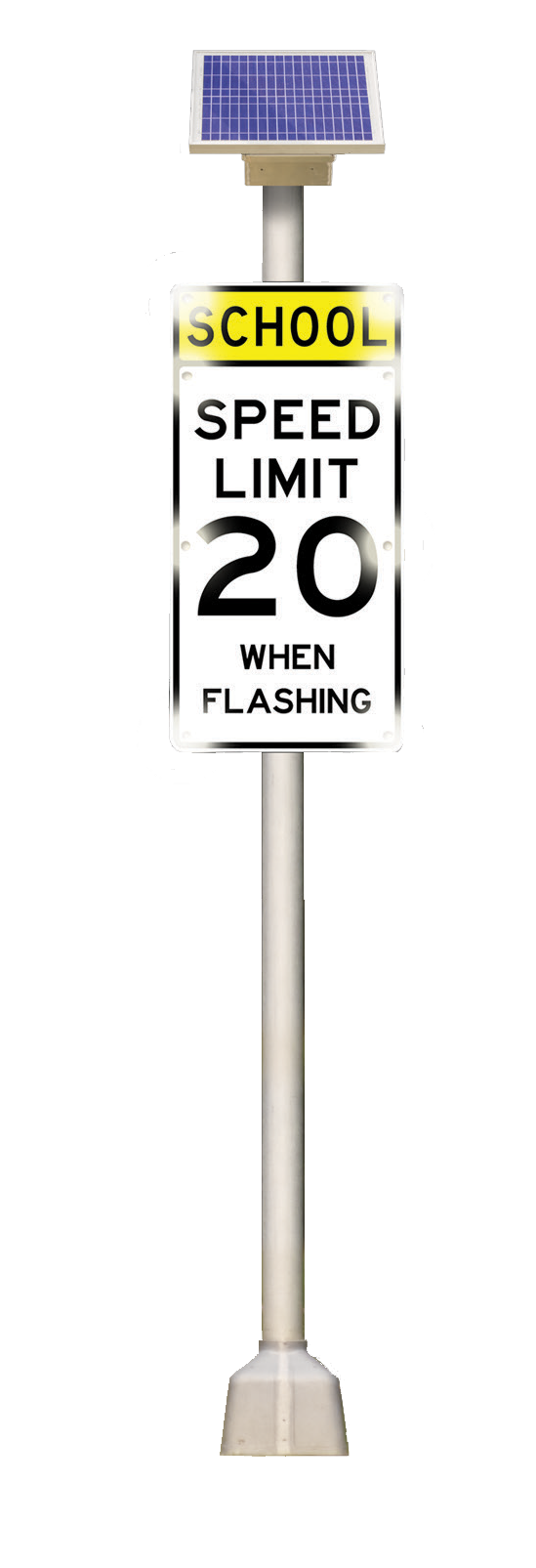 school speedlimit solar flasher sign
