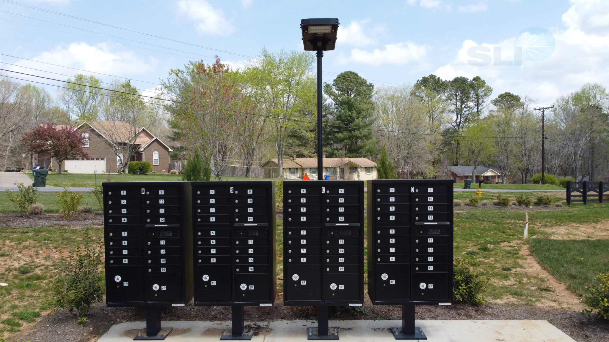Solar Lights for Mailbox Kiosks and Gazebos