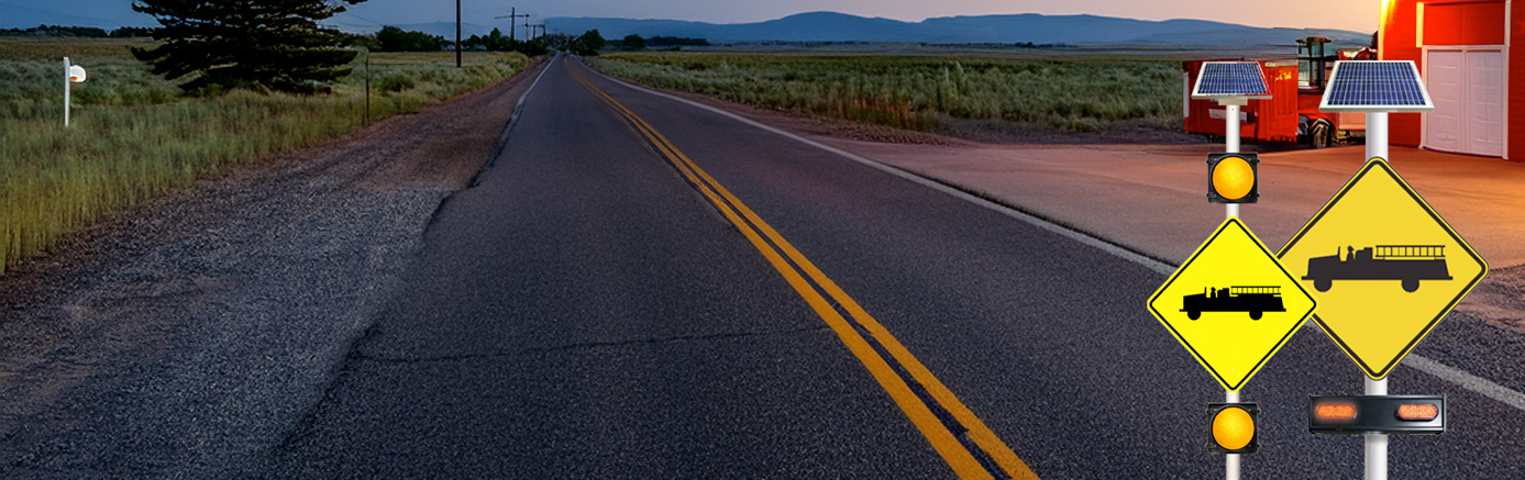 Solar Fire Station Flashing Beacon Warning System – EVWS Emergency ...